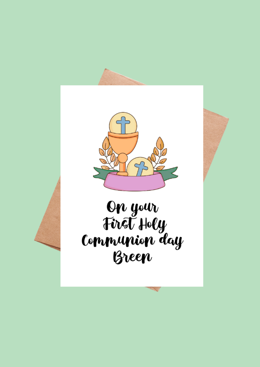Communion and Confirmation Cards – The Hidden Greeting